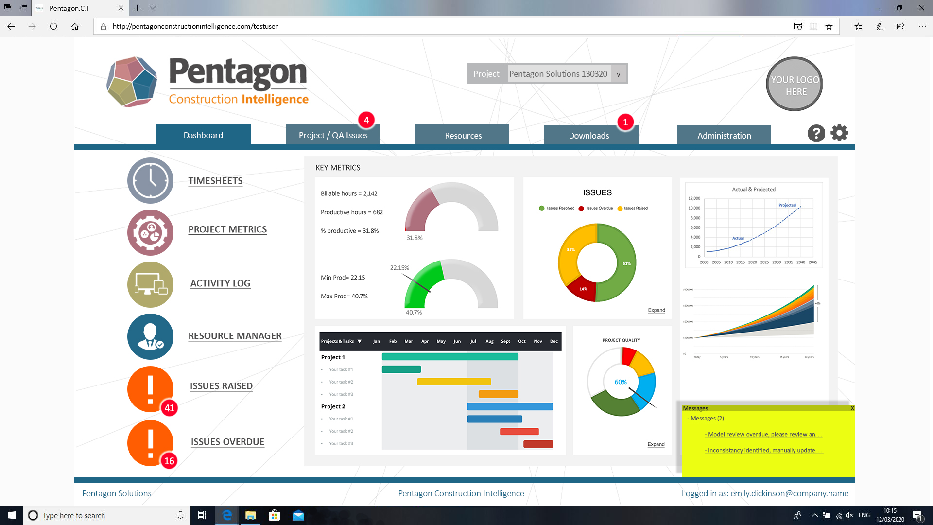 Construction Intelligence - Pentagon Solutions