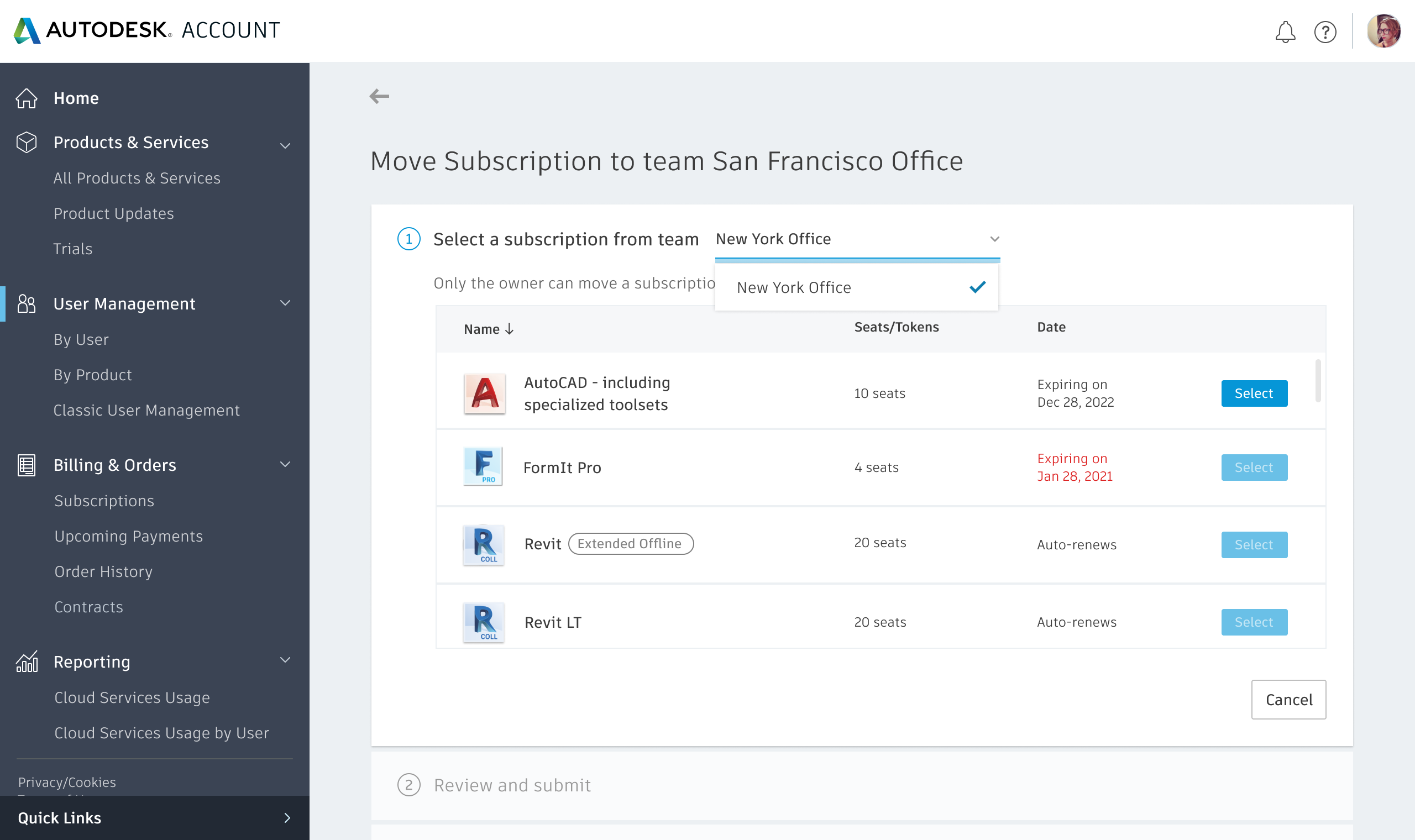 New Features in Autodesk Account to Streamline User and Subscription ...
