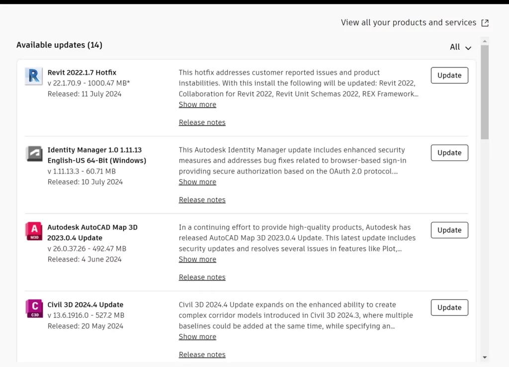Downloading Products, Updates & Fixes - Pentagon Solutions